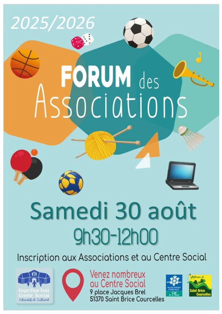 🎉 Forum des Associations 2025/2026 : Un rendez-vous incontournable pour ...